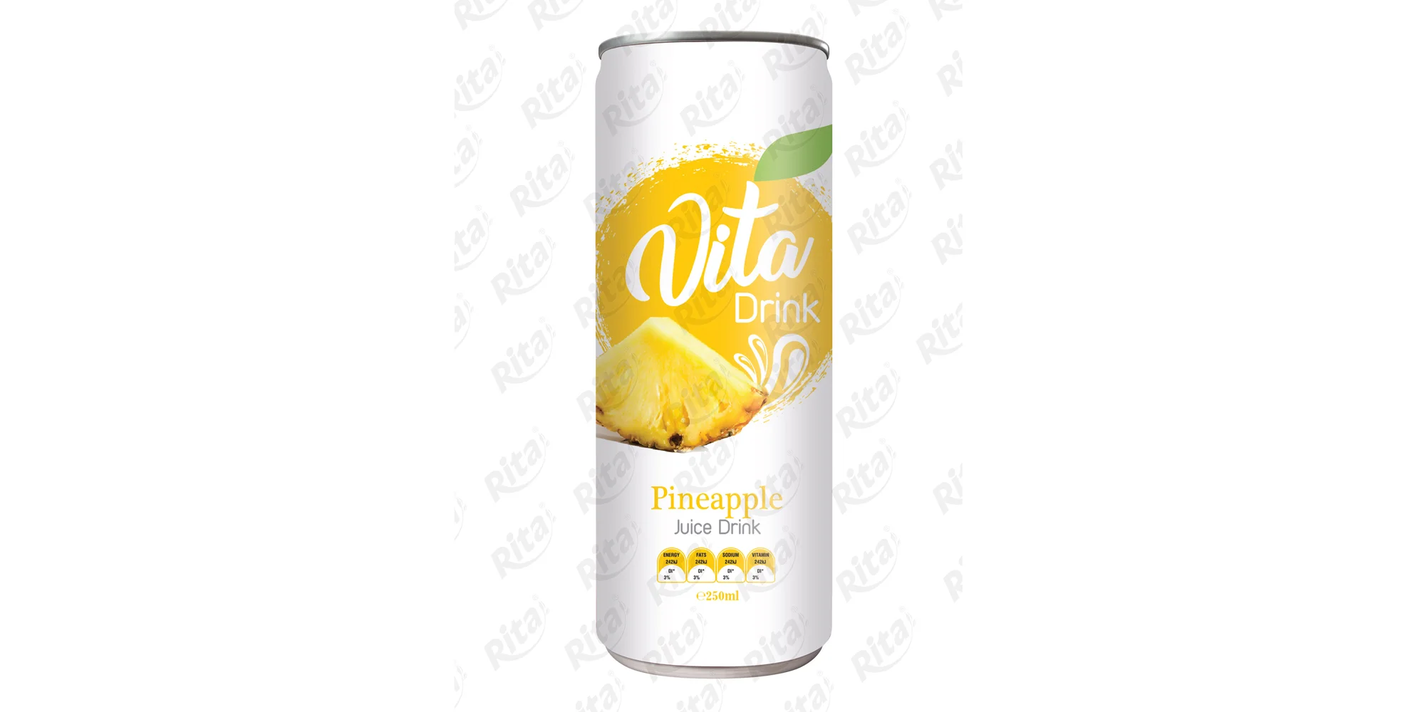 RITA beverage manufacturing - Fruit Juice: Pineapple juice drink 250ml